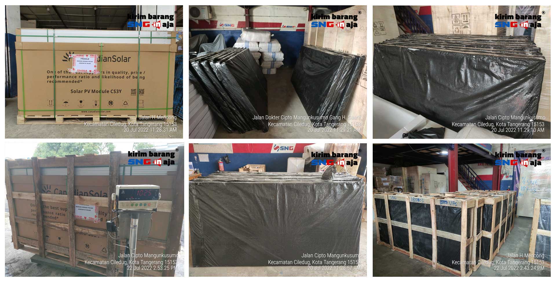 Jasa Pengiriman Panel Surya